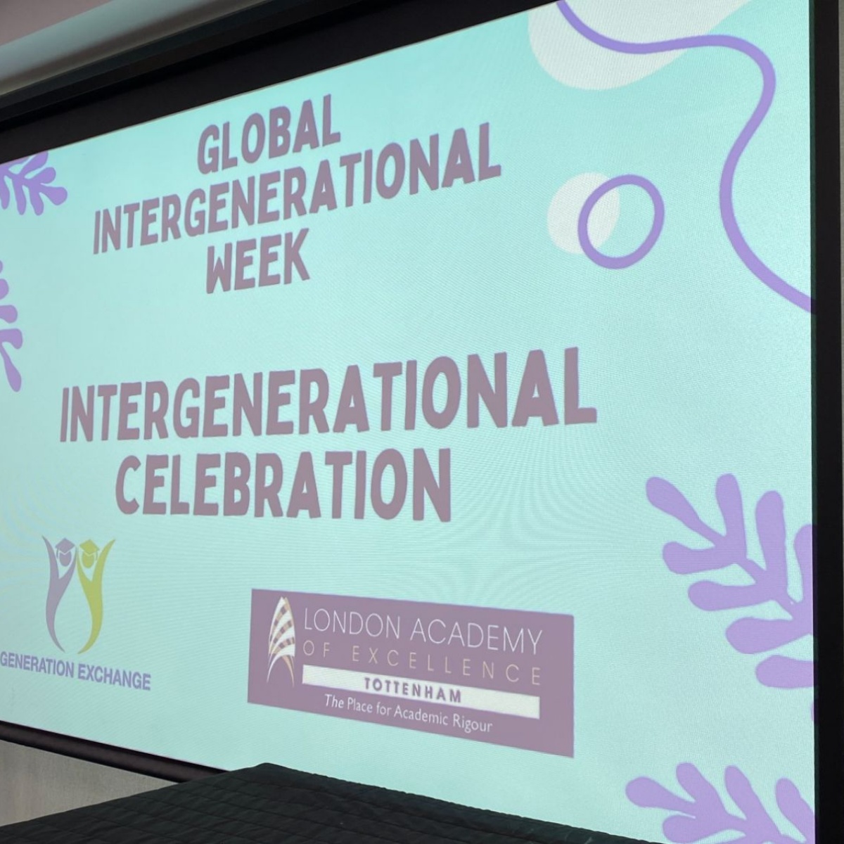 Global Intergenerational Week Celebration - London Academy of Excellence